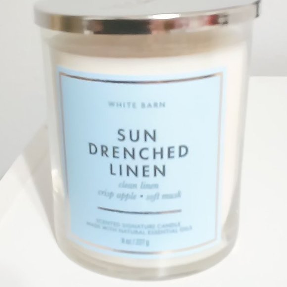 White Barn | Accents | Bath And Body Works Sun Drenched Linen Single ...